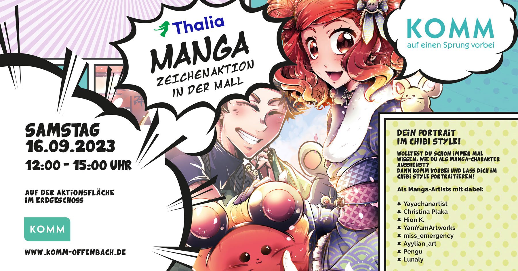 Große MANGA Zeichen Aktion - Komm Offenbach